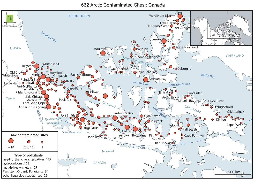 DEW line sites Clean-up and Remediation – DEW Line Radar Sites 1961-63