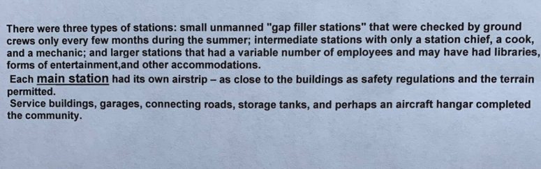 the DEW Lines and changes from DEW to the North Warning System.Russia ...
