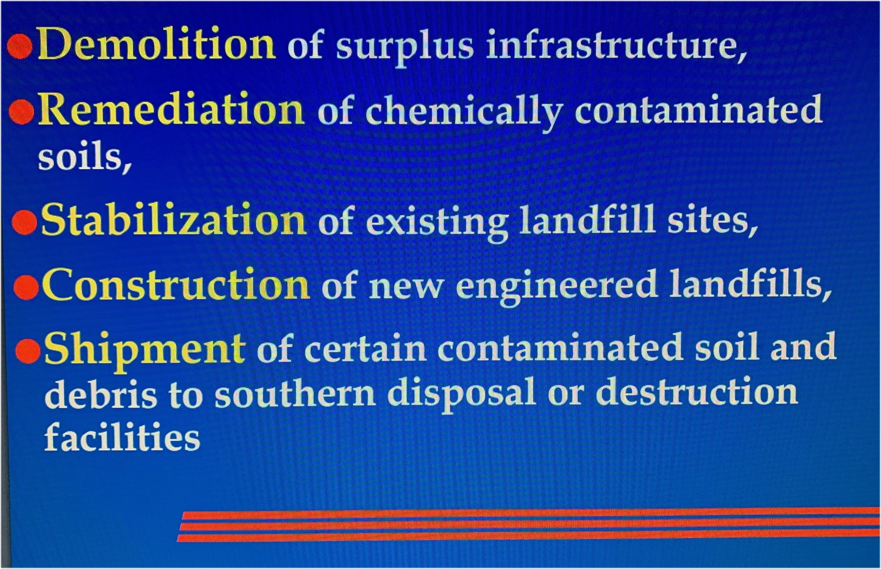 DEW line sites Clean-up and Remediation – DEW Line Radar Sites 1961-63